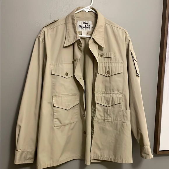 Woolrich | Jackets & Coats | Woolrich Tan Military Field Jacket Utility ...